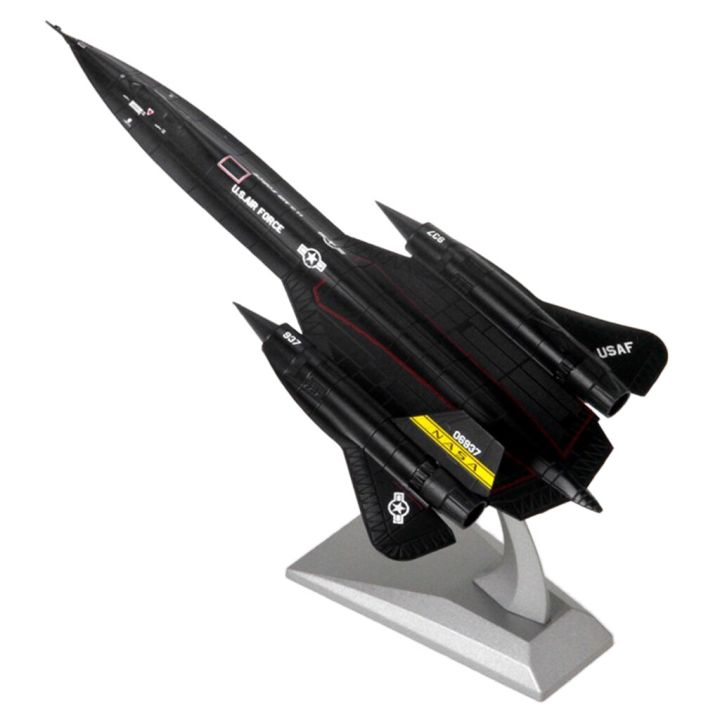 Diecast Jet Toy 1:144 Scale SR-71 Blackbird Aircraft Model Kids Adult ...
