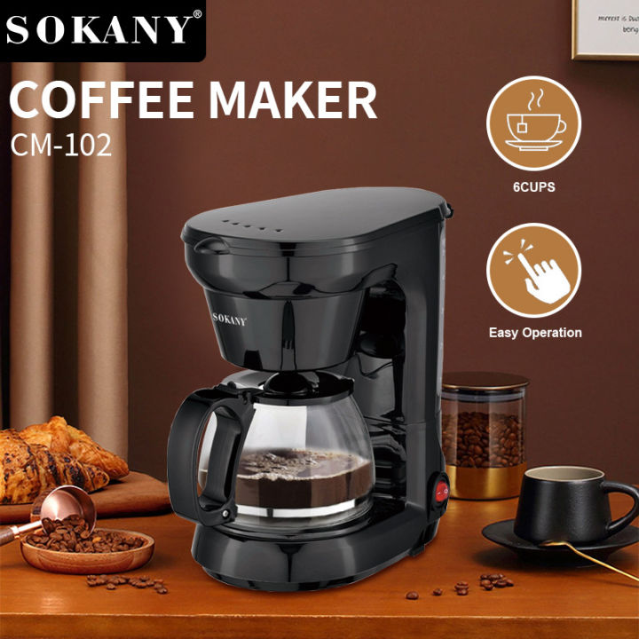 w80592595zhidSOKANY102 Mini Coffee Machine Household Small Fully ...