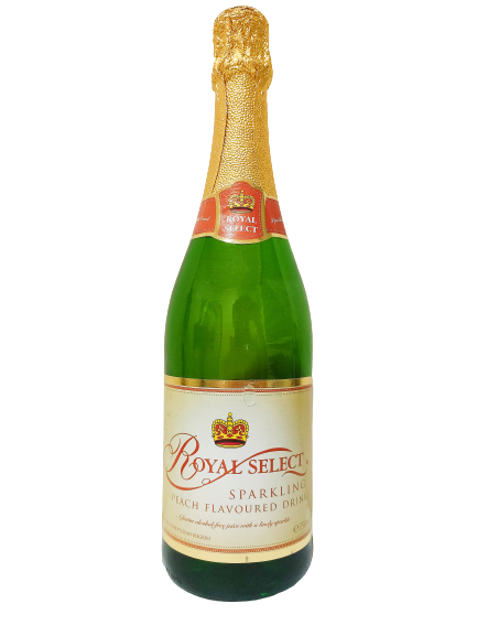 (Belgium) Royal Select Sparkling Peach Flavored Drink. 750 ml. | Lazada PH