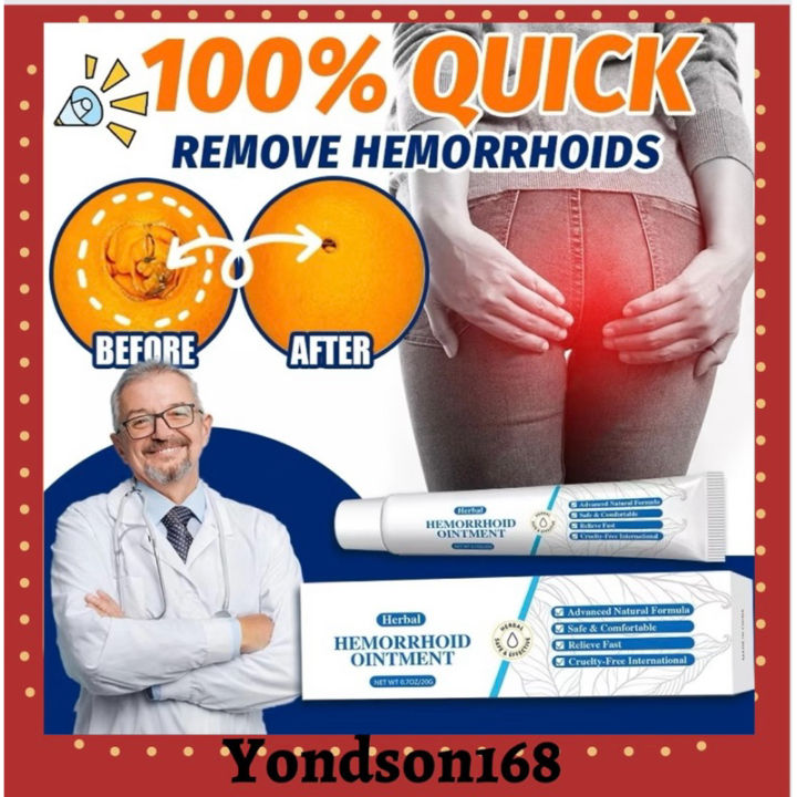 Ubat Buasir Original Hemorrhoid Cream Herba Cina Krim Buasir 100% ...