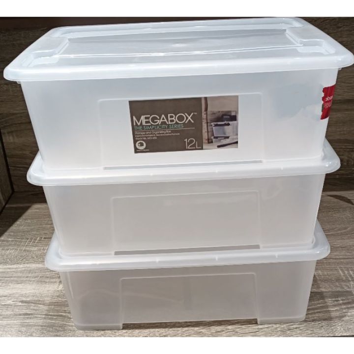 Megabox 12L Stackable Storage Box 40x29x14cm | Lazada PH