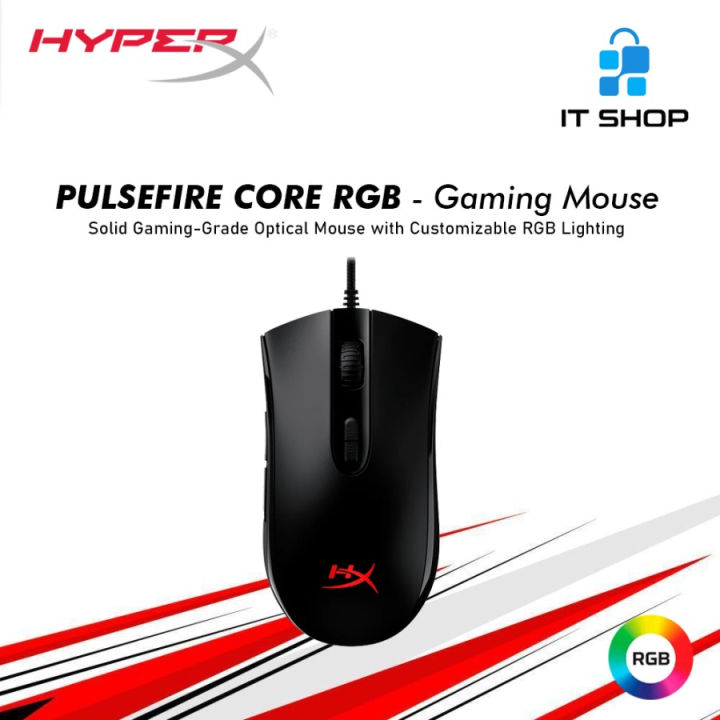 HyperX Pulsefire Core RGB Gaming Mouse | Lazada Indonesia