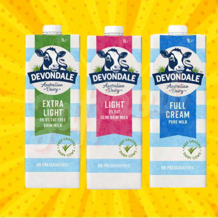 (EXP: JAN 2024) New Arrival Devondale UHT Milk Full Cream Milk 1 Liter ...