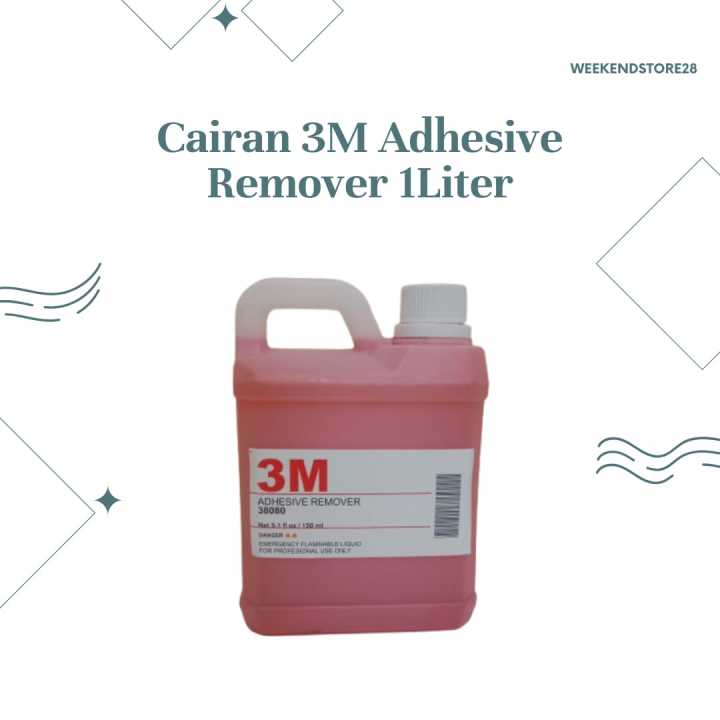 Adhesive Remover Cairan Penghilang Lem 3M 38080 isi 1000ml 1L | Lazada Indonesia