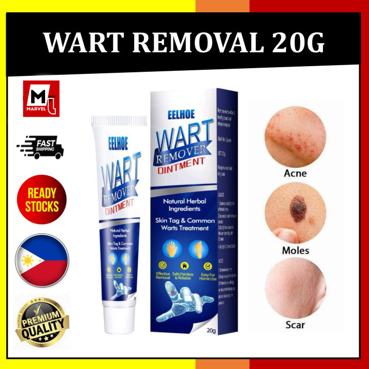 EELHOE Warts Remover Original Cream 20g Wartz Removal Cream Skin Tag ...