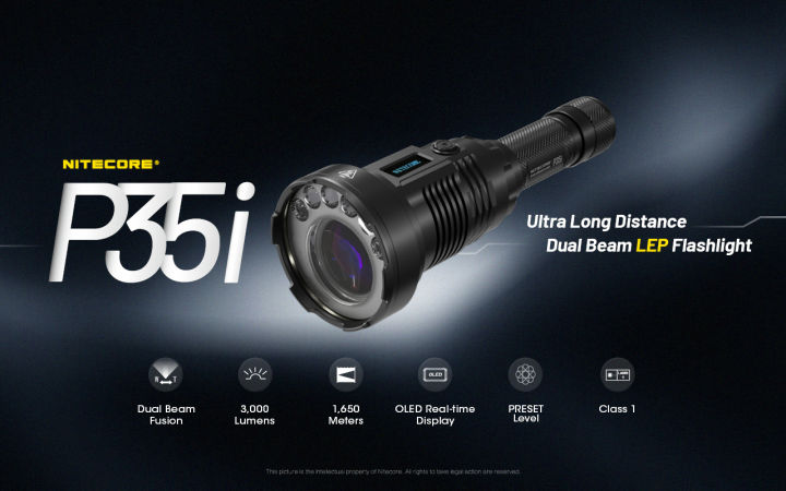 NITECORE P35i LEP precise long-range strong light flashlight, a ...