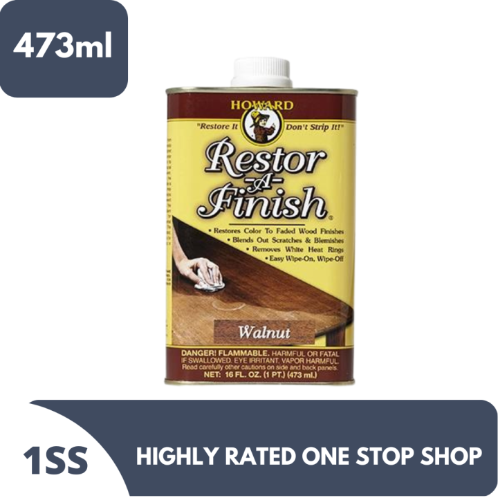 Howard Restor-A-Finish, Walnut, 473ml | Lazada PH