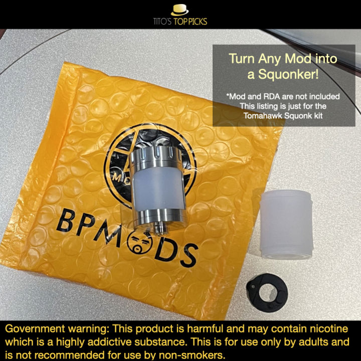 BP Mods Tomahawk Squonk TANK Kit ONLY | Lazada PH