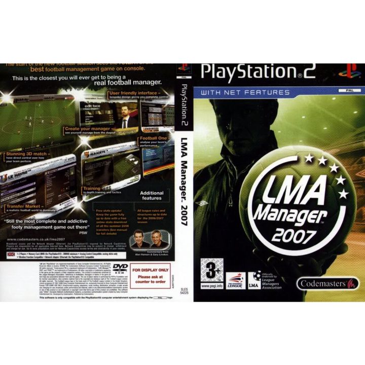 แผ่นเกมส์ PS2 LMA Manager 2007 คุณภาพ ส่งไว | Lazada.co.th