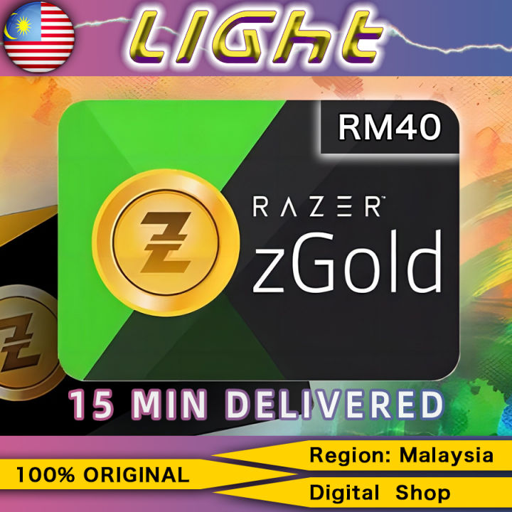 Razer Gold PIN MY RM40 Available Malaysia Razer Gold Gift Card Direct ...