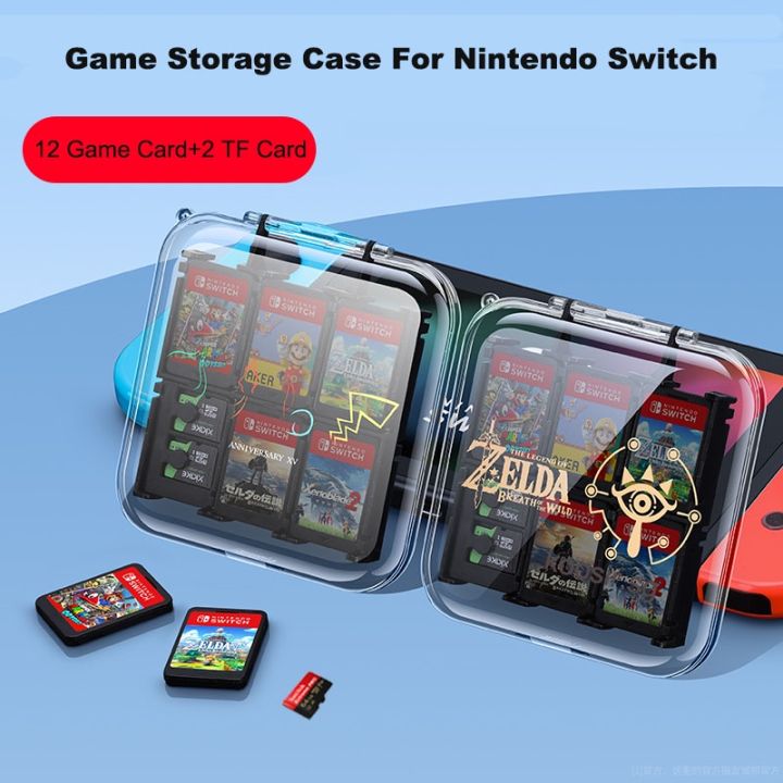 Game Card Case for Nintendo Switch & Switch Oled / Lite, 12 Game Cartridges Holder NS Game ...