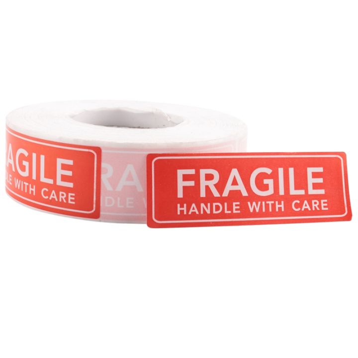 (KAWM) 1 Roll/500Pcs Fragile Stickers - Fragile Handle with Care Labels ... (KAWM) 1 Roll/500Pcs Fragile Stickers - Fragile Handle with Care Labels ...