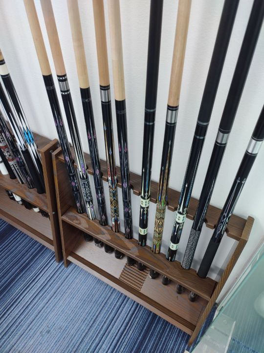 STAND RACK Heavy Duty Cue Rack for Billiard Cue Sticks (BILMAGIC ...