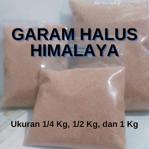 Garam Halus Himalaya Premium 1/4Kg / Himalayan Salt Premium 250gram ...