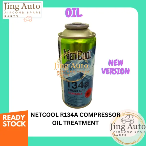 NETCOOL R134a Air Cond Car Kereta Compressor Oil Treatment With Fresh ...