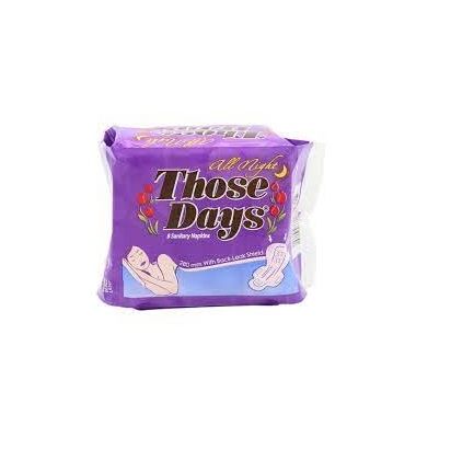 Those Days Sanitary Napkin w/ Wings All-Night 8's | Lazada PH