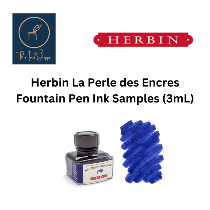 Jacques Herbin La Perle des Encres Standard Line Fountain Pen Ink ...