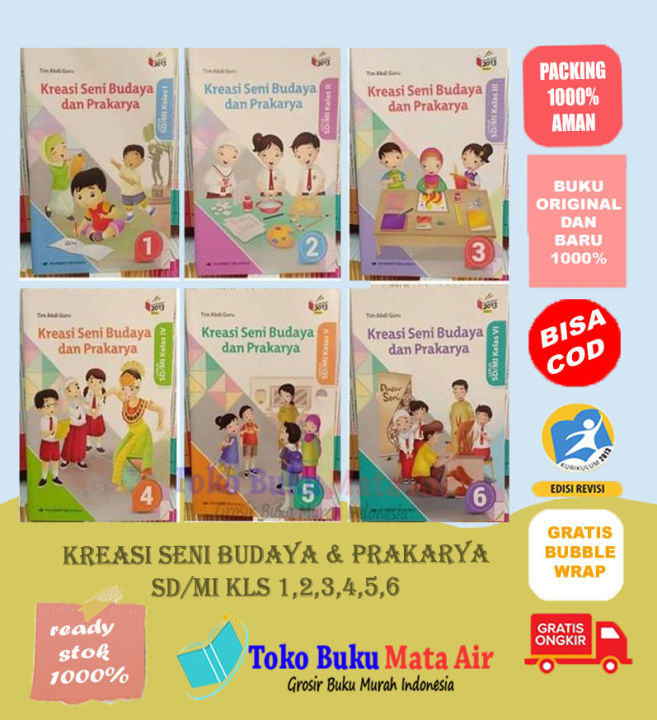 KREASI SENI BUDAYA & PRAKARYA SD/MI KELAS 1, 2, 3, 4, 5, 6 - ERLANGGA ...