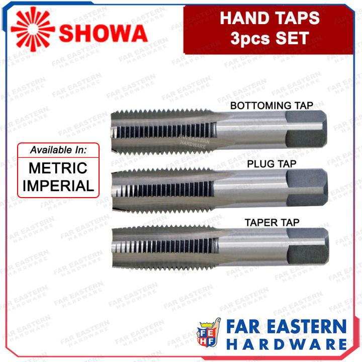 SHOWA Hand Taps 3pcs Set Imperial | Metric | Lazada PH