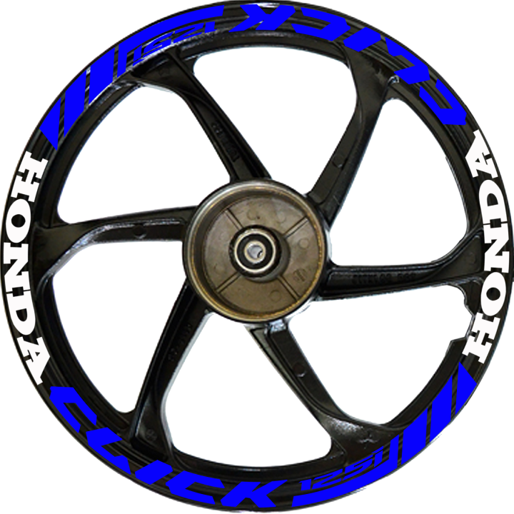 Honda Click 125i new mags sticker decals (set for 2 mags front and rear ...