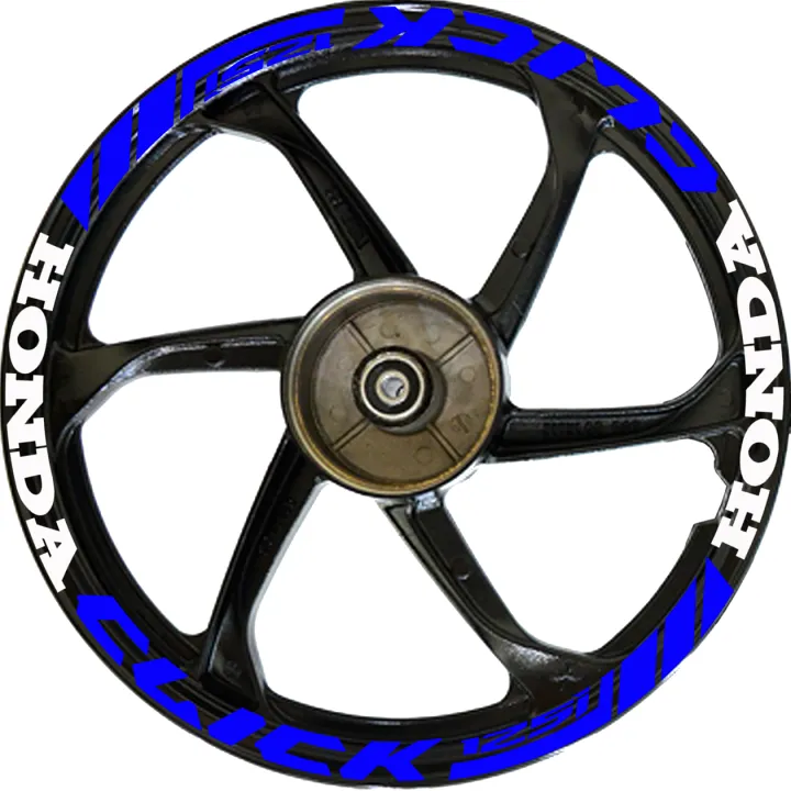 Honda Click 125i new mags sticker decals (set for 2 mags front and rear ...