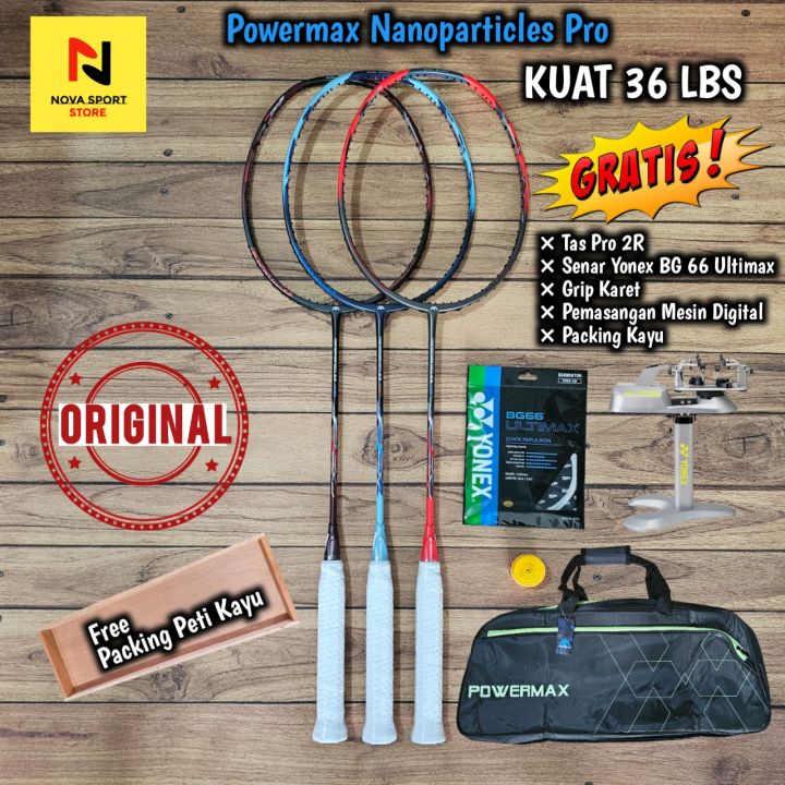 Raket Badminton Powermax Nanoparticles Pro | Lazada Indonesia