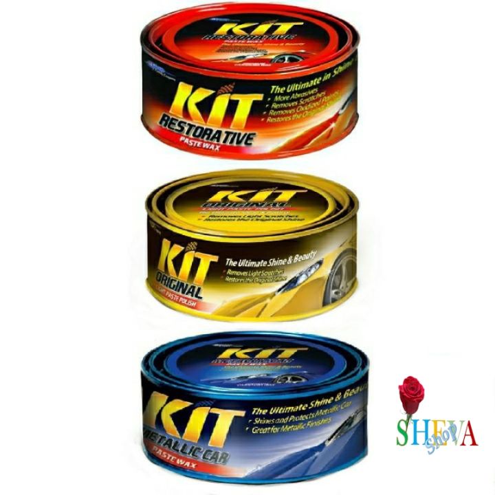 Kit Paste Restorative/ New Car/ Original/ Metallic 225gr,Poles kompon ...