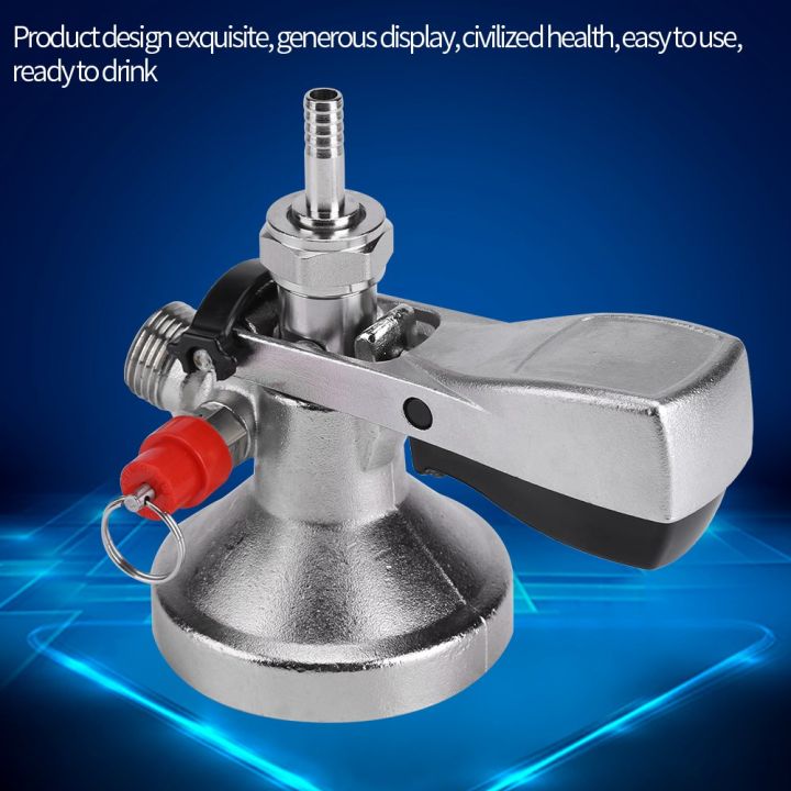 G Type Keg Stainless Steel Coupler Draft Beer Dispenser Brew w Air ...