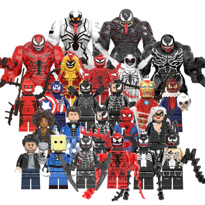 Venom Building Blocks Toy Symbiote massacre Scream Riot Carnage Movie ...
