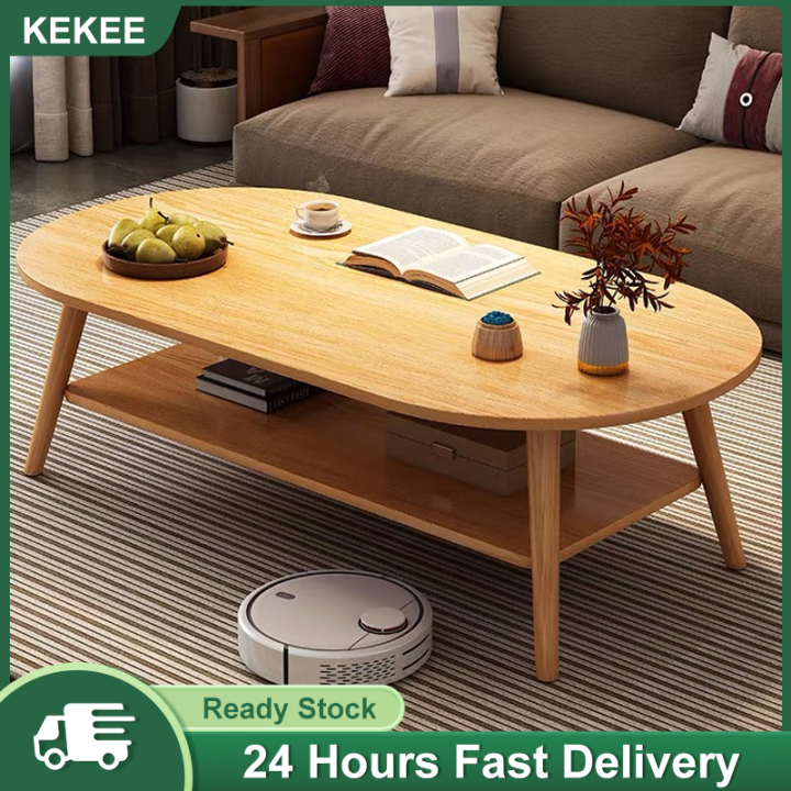 KEKEE Small Table Sofa Side Table Small Unit Type Tea Table Household ...