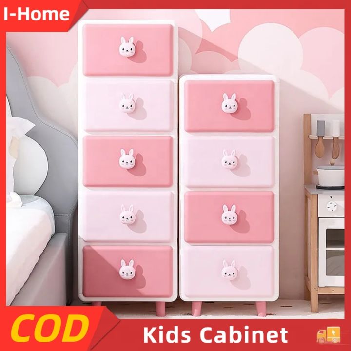 Toys Storage Box Organizer Kids Cabinet Mini Rabbit Drawer Organizer ...