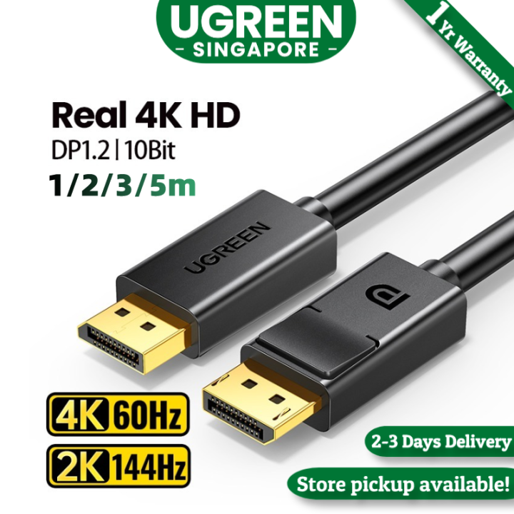 UGREEN DP to DP Cable 4K 60Hz UHD DisplayPort Male to Male Monitor ...