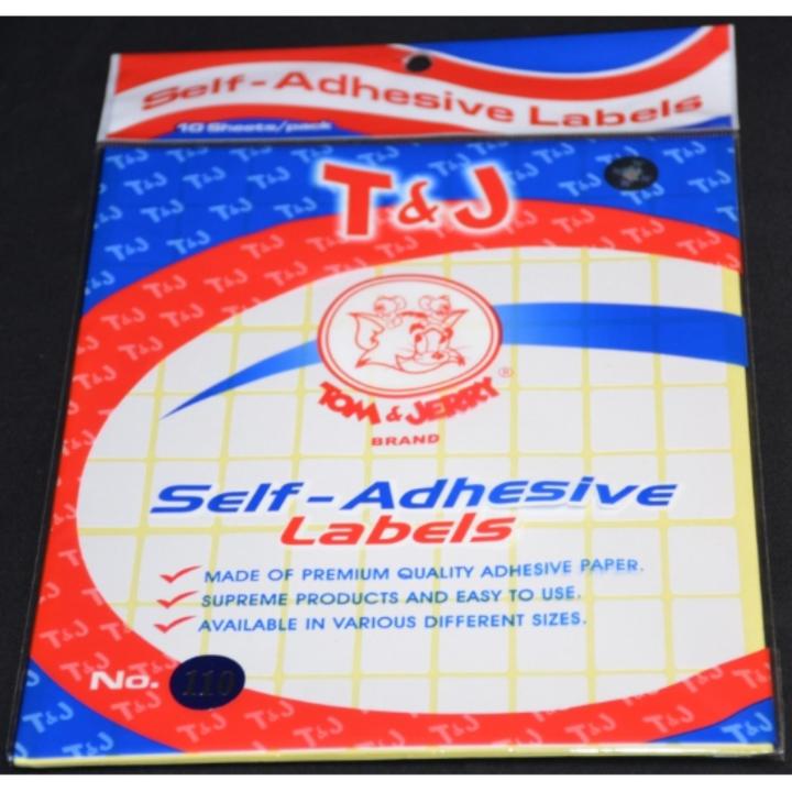 Tom & Jerry Label Polos 110 ( 2 Set - 20 Lembar ) | Lazada Indonesia