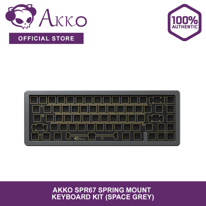 Akko SPR67 Spring Mount Keyboard Kit (Space Grey) | Lazada PH