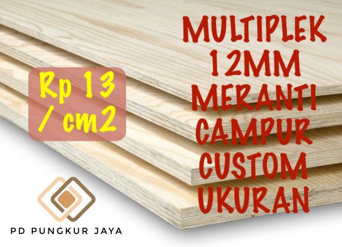 TRIPLEK / MULTIPLEK 12MM MERANTI CAMPUR UKURAN CUSTOM | Lazada Indonesia