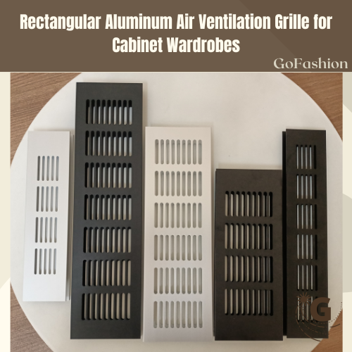 Rectangular Aluminum Air Ventilation Grille for Cabinet Wardrobes ...