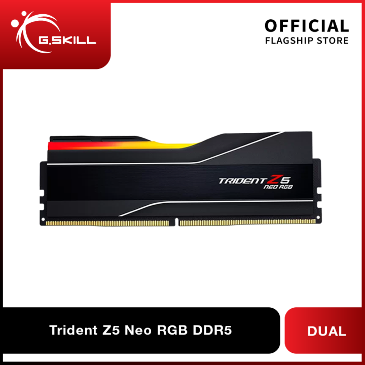 G.Skill Trident Z5 Neo RGB 32GB DDR5 DRAM AMD EXPO Kit of 2 RAM Desktop ...