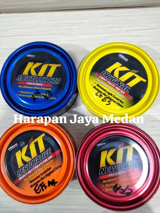 Kit Kaleng 225 Gram Original Paste Wax Poles Kompon Mobil | Lazada ...