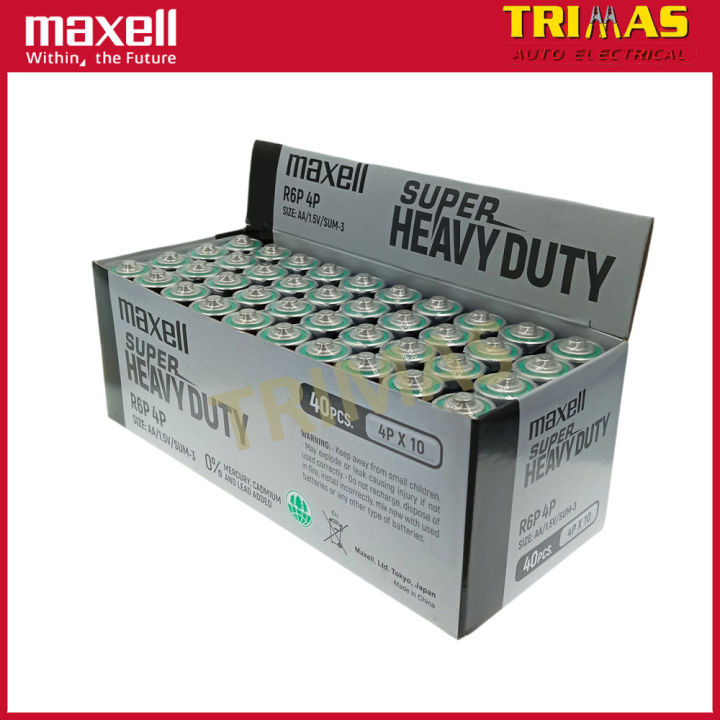 Maxell Genuine AA AAA Zinc Battery Super Power Ace Super Heavy Duty | Lazada
