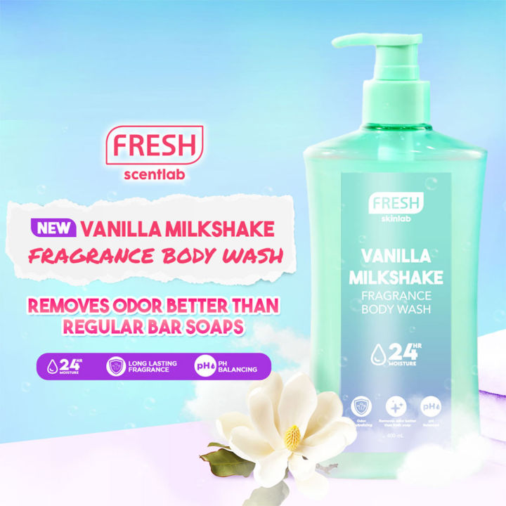 Fresh Skinlab Vanilla Milkshake Fragrance Body Wash 400 mL | Lazada PH