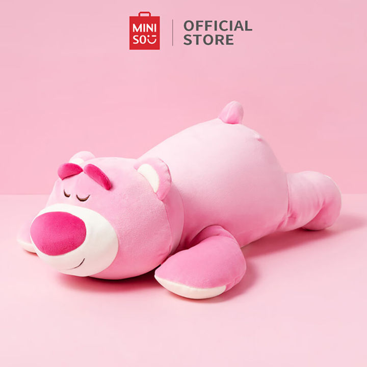 MINISO x Disney Lotso Boneka Bantal Lucu Lying Collection 18in. Medium ...