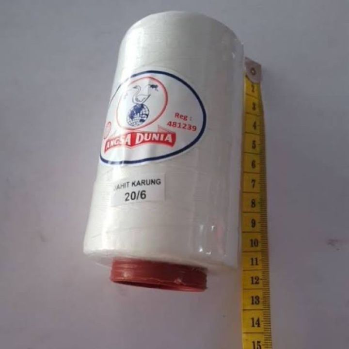 BENANG JAHIT KARUNG 20/6 ANGSA DUNIA SEWING STRING | Lazada Indonesia