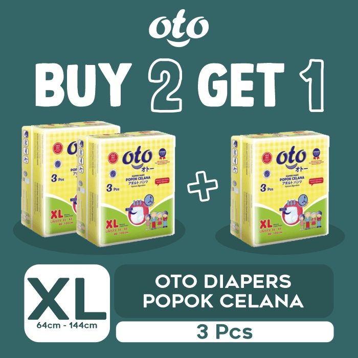 popok dewasa - kesehatan, diapers, perekat RAK - OTO Diapers Adult Pants Popok Dewasa Celana ...