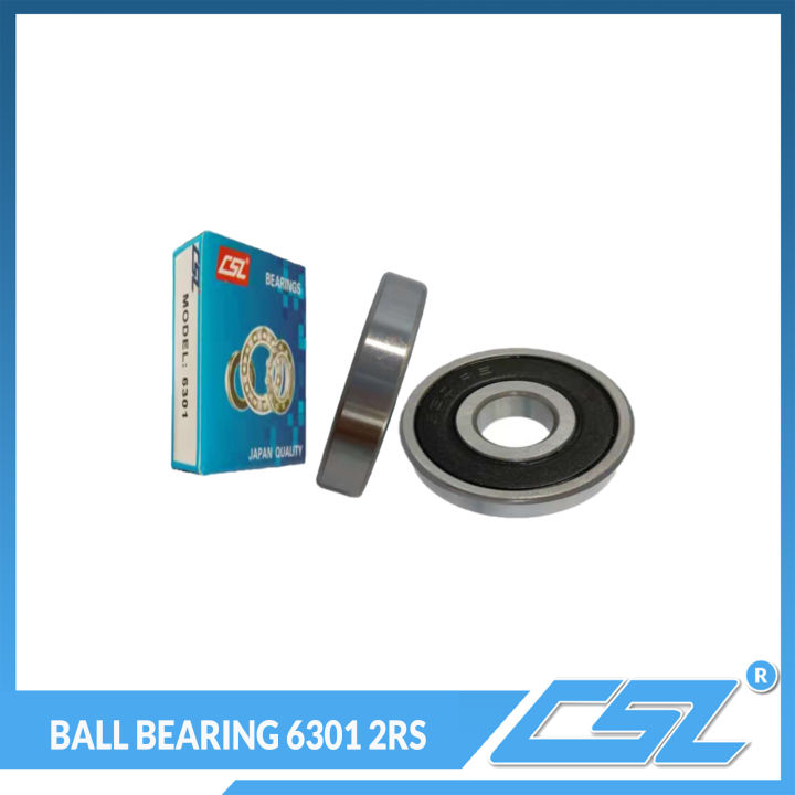 CSL Motor Parts Japan Quality Universal Ball Bearing 6301 2RS | Lazada PH