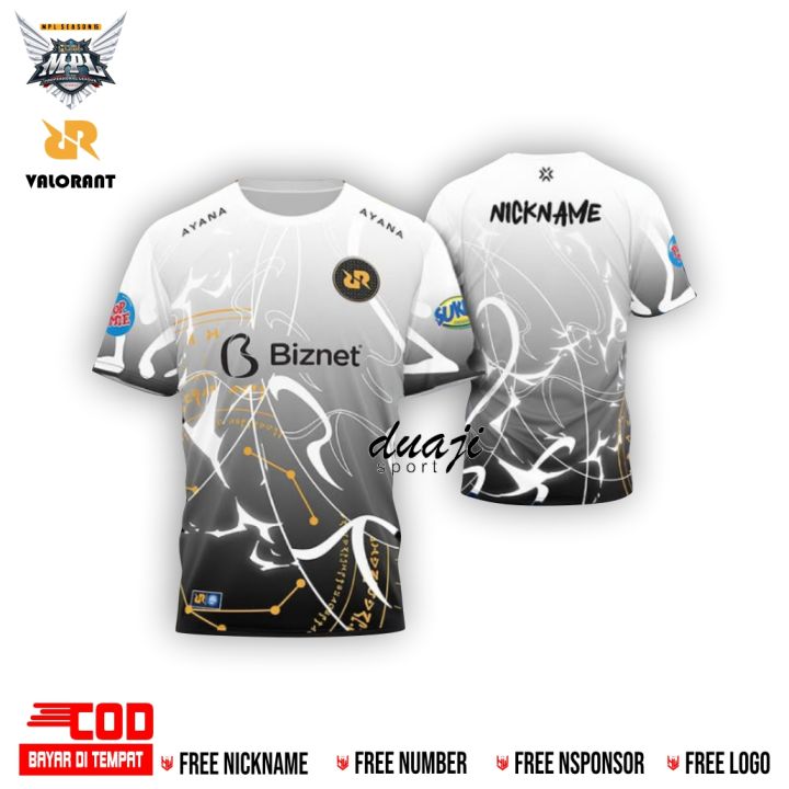 Baju Jersey RRQ VALORANT S15 Terbaru 2025 Full Printing Premium Gratis ...
