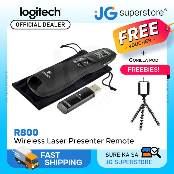 Logitech R800 Professional Presenter Wireless Presentation Clicker ...