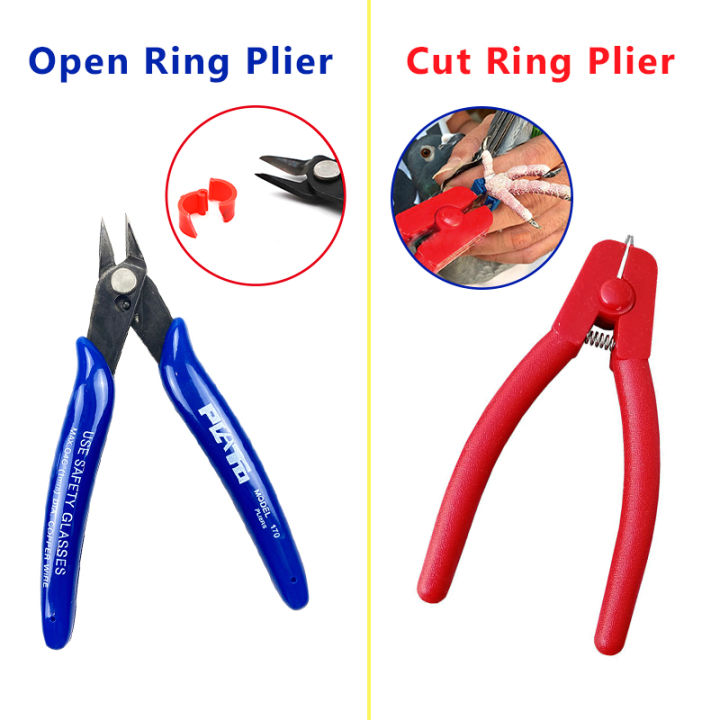 Poultry Pigeon Ring Cutter Stainless Steel Cut Ring Plier Dove Opening ...
