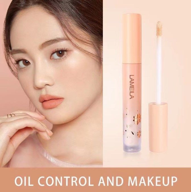 LAMEILA Concealer Liquid Foundation Makeup Oil Control Highlight ...