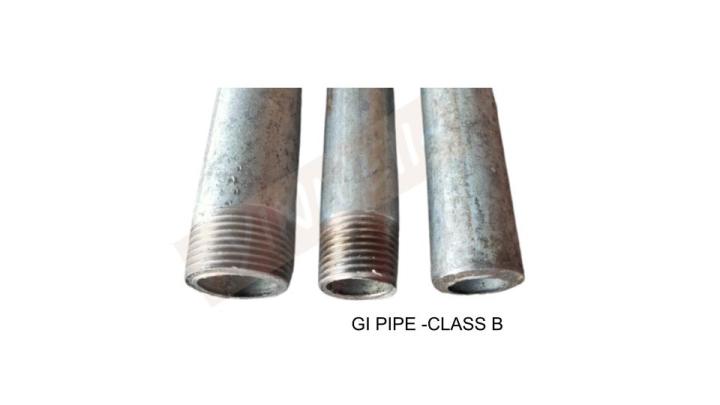 GI PIPE CLASS B WITH AND WITHOUT THREAD/ PIPE BESI DENGAN GIGI ATAU TAK ...