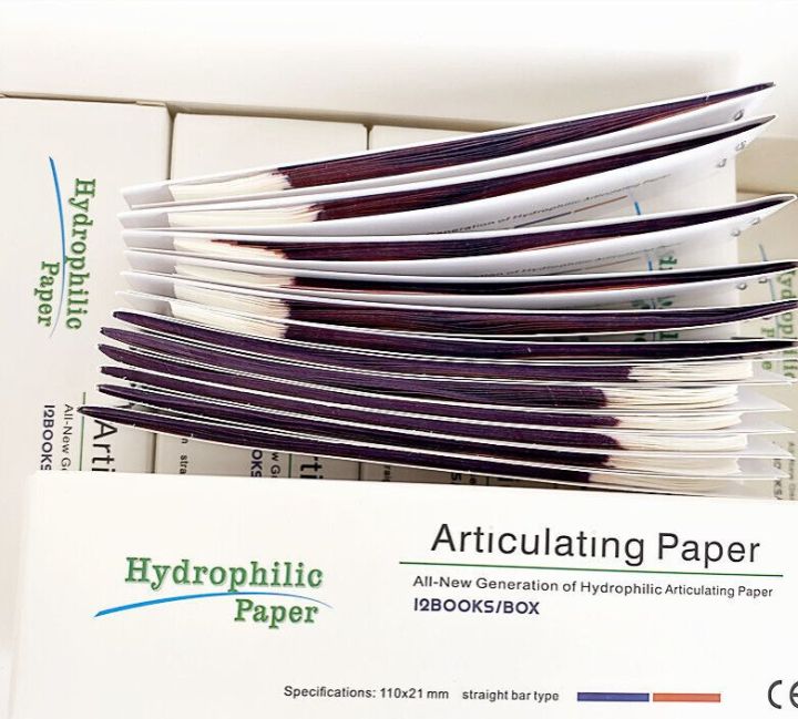 Dent Phil Prime 1 Box Thick Articulating Paper Hydrophilic Paper High ...